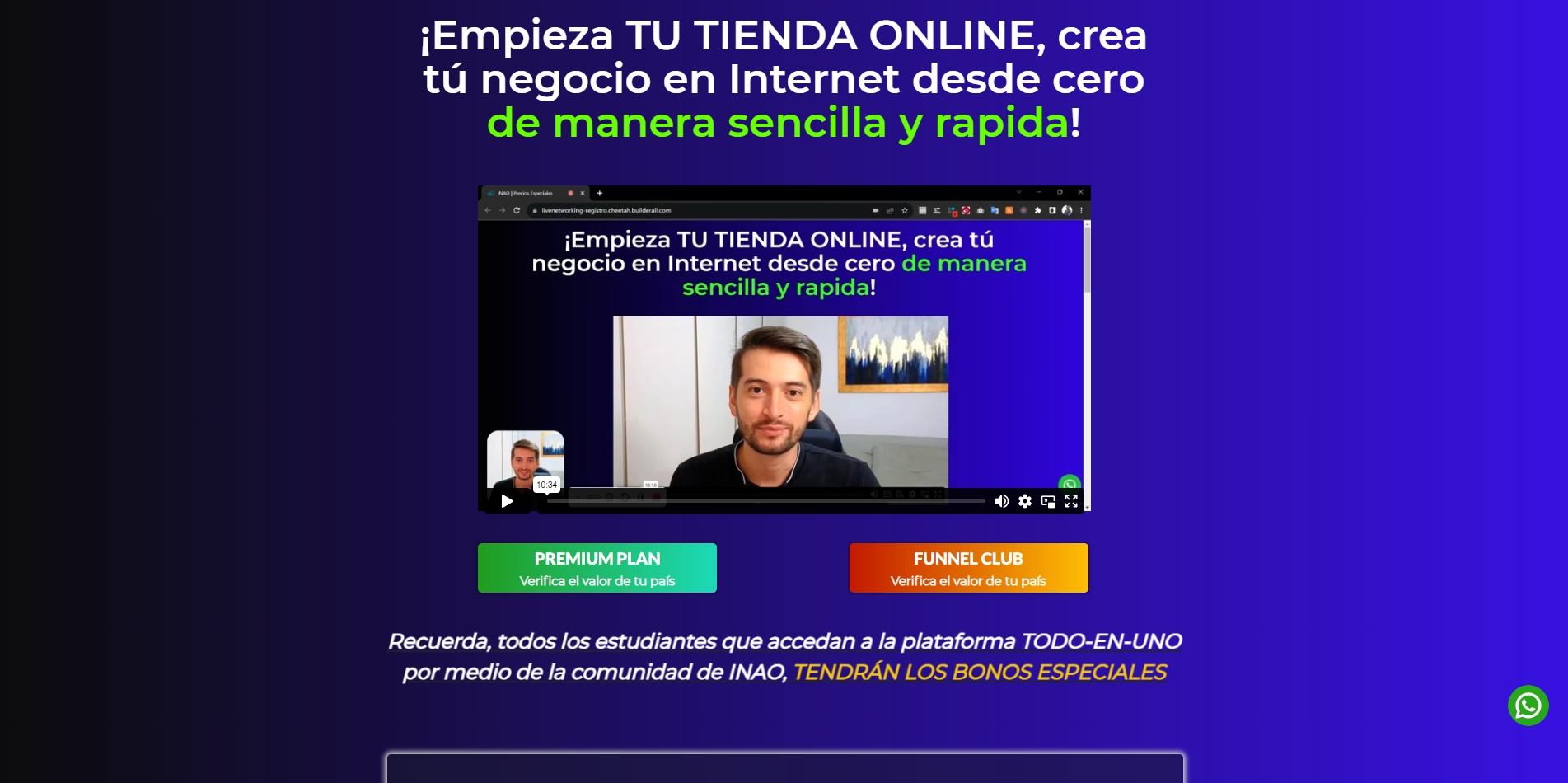 INAO | Precios Especiales